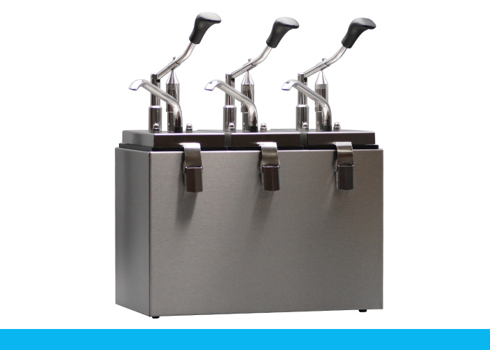 Sauce Bar with lever-action dispenser » Hovicon.com